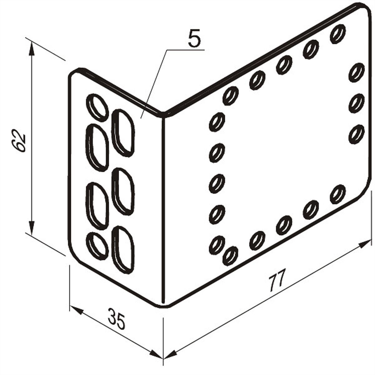SCHROFF Mounting Bracket, for Cabinet Assembly for Busbar 1 to 4 Poles ...
