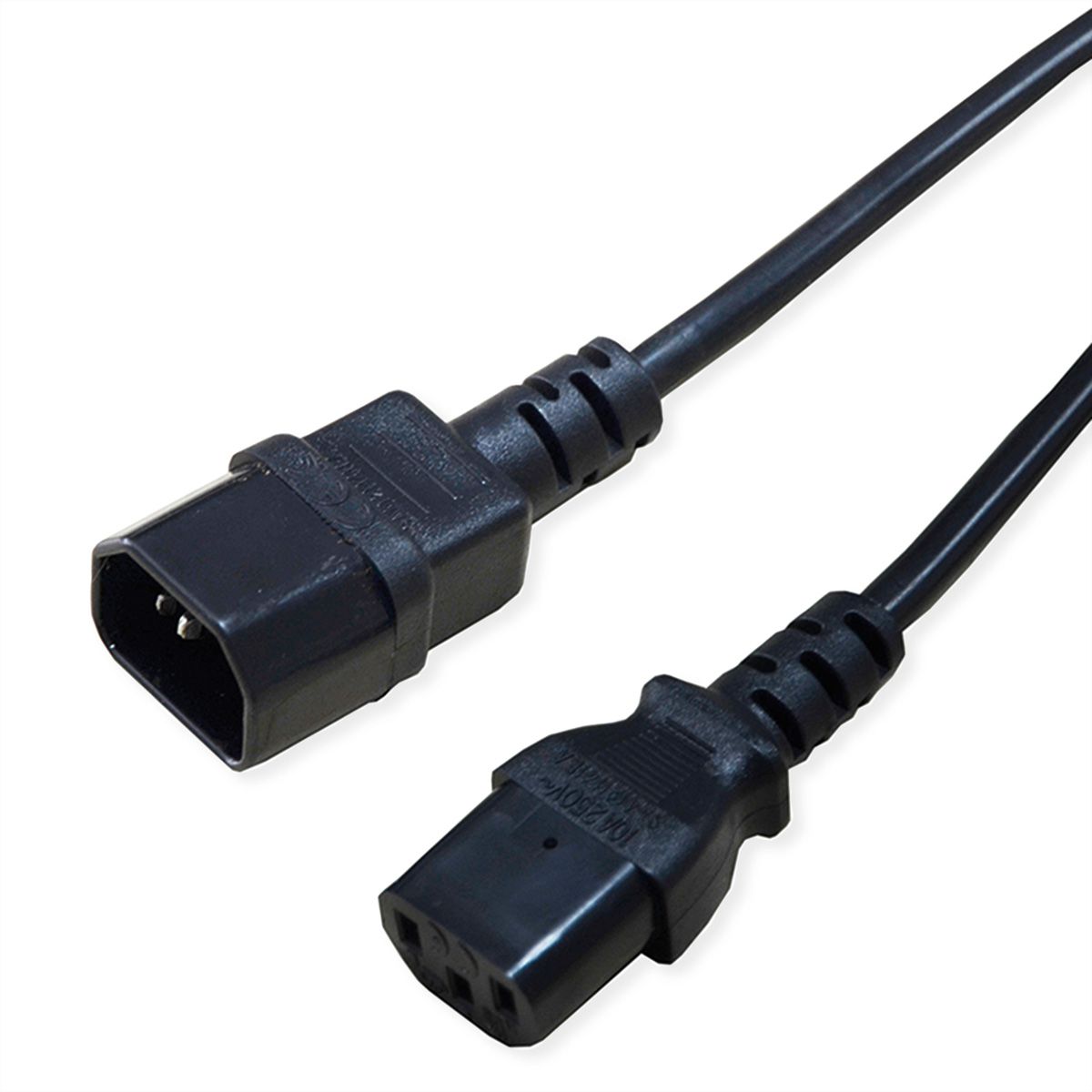 STANDARD Monitor Power Cable, IEC 320 C14 - C13, black, 1.8 m - SECOMP ...