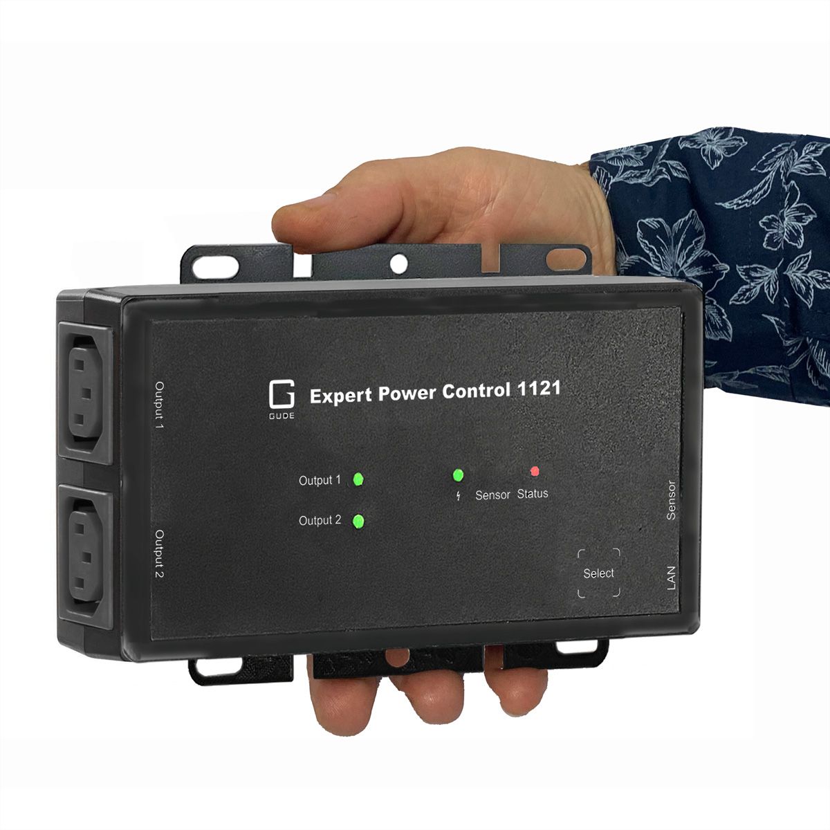 GUDE 1121-1 Small 2-fold switched and metered PDU - SECOMP Nederland GmbH