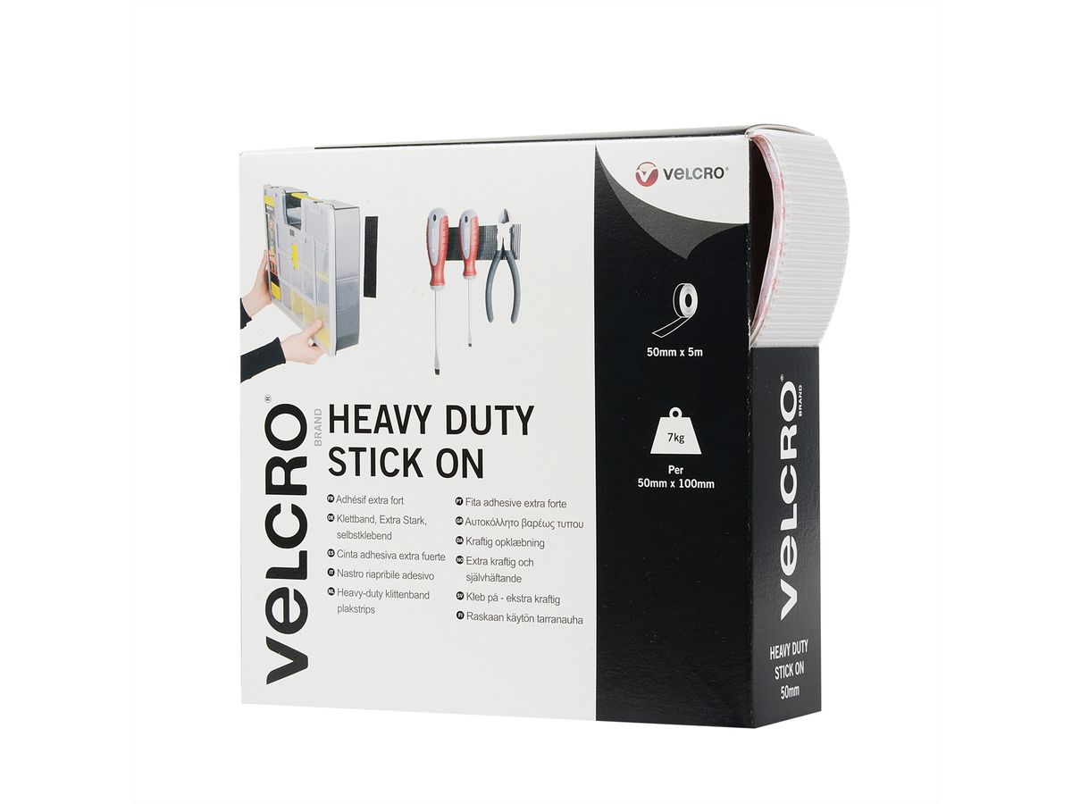 VELCRO® extra sterke zelfklevende klittenband met haak en lus 50 mm x ...