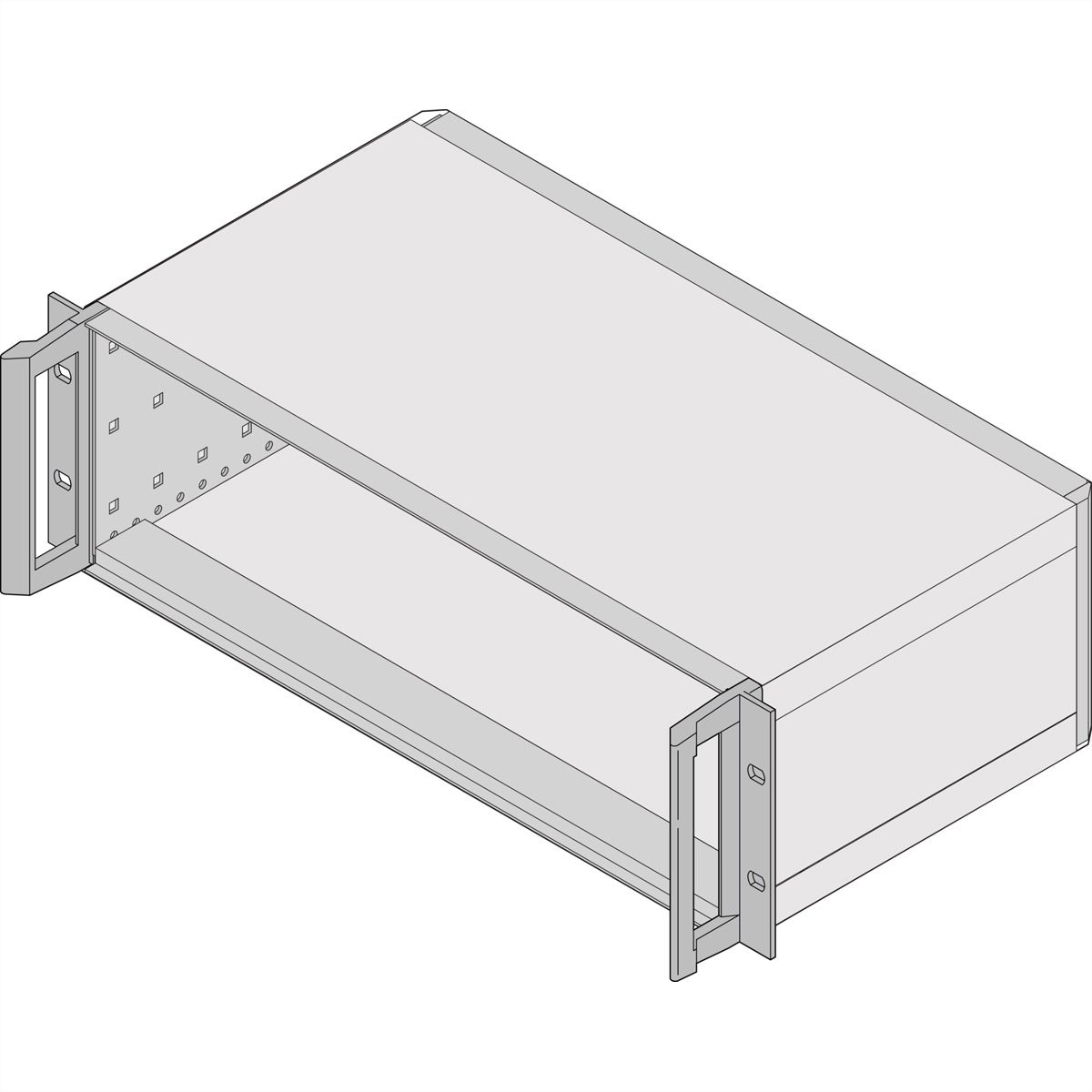 SCHROFF RatiopacPRO 19" Rack Mount Case, Retrofittable Shielding With ...