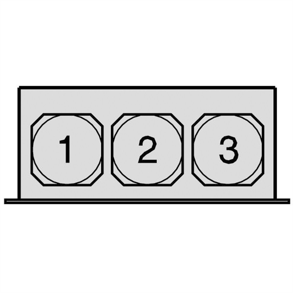 SCHROFF Replacement Air Filter Mat for 19" Fan Unit Configurations, 12 ...