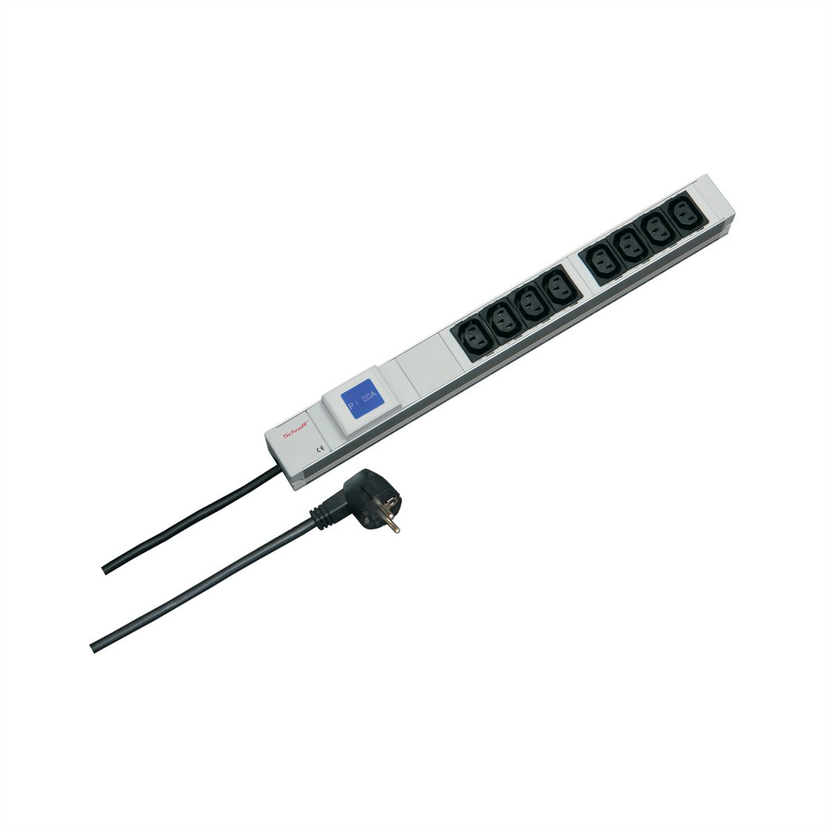 SCHROFF Socket Strip, IEC C13, Metered - SECOMP Nederland GmbH