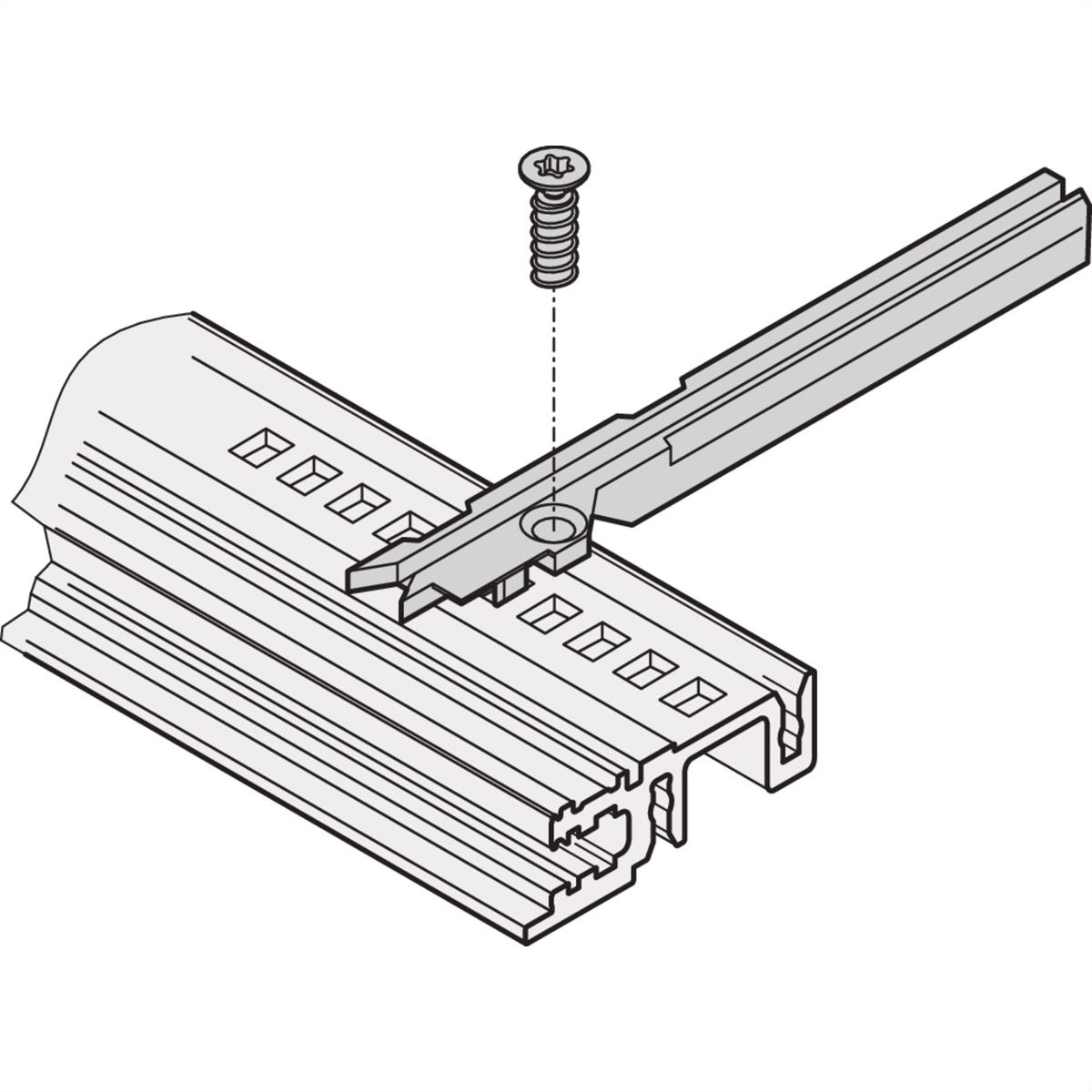 SCHROFF Guide Rail, 4.4" PCB Type, Plastic, 220 mm, 2.5 mm Groove Width ...