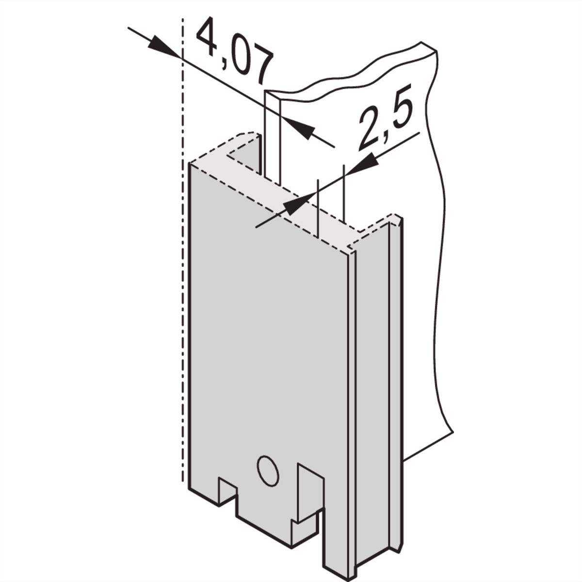 SCHROFF Plug-In Unit U-Profile Front Panel for IEL, IET, Type 2 Handle ...