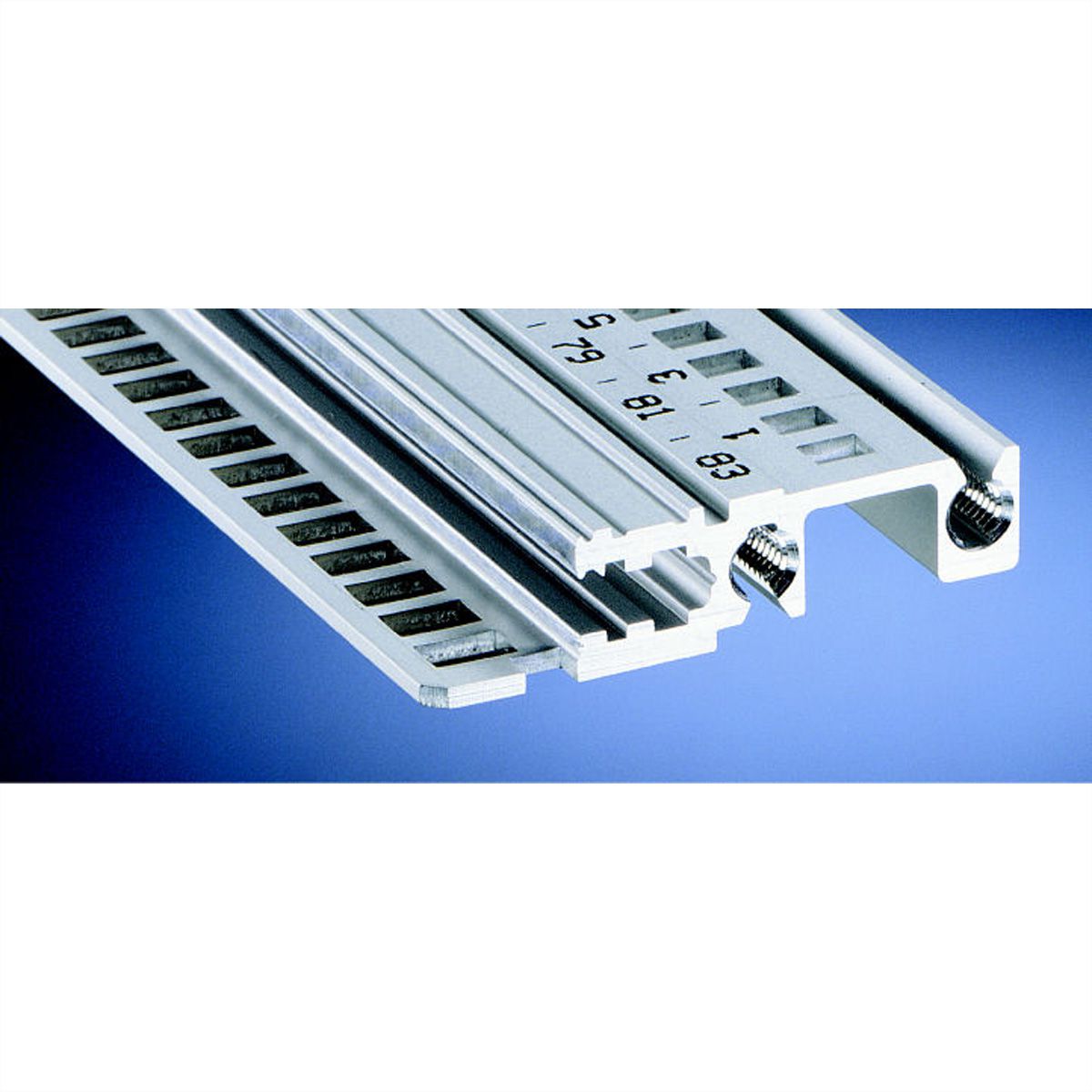 SCHROFF Horizontal Rail, Front, Type H-LD, Heavy, Long Lip, for IEEE ...