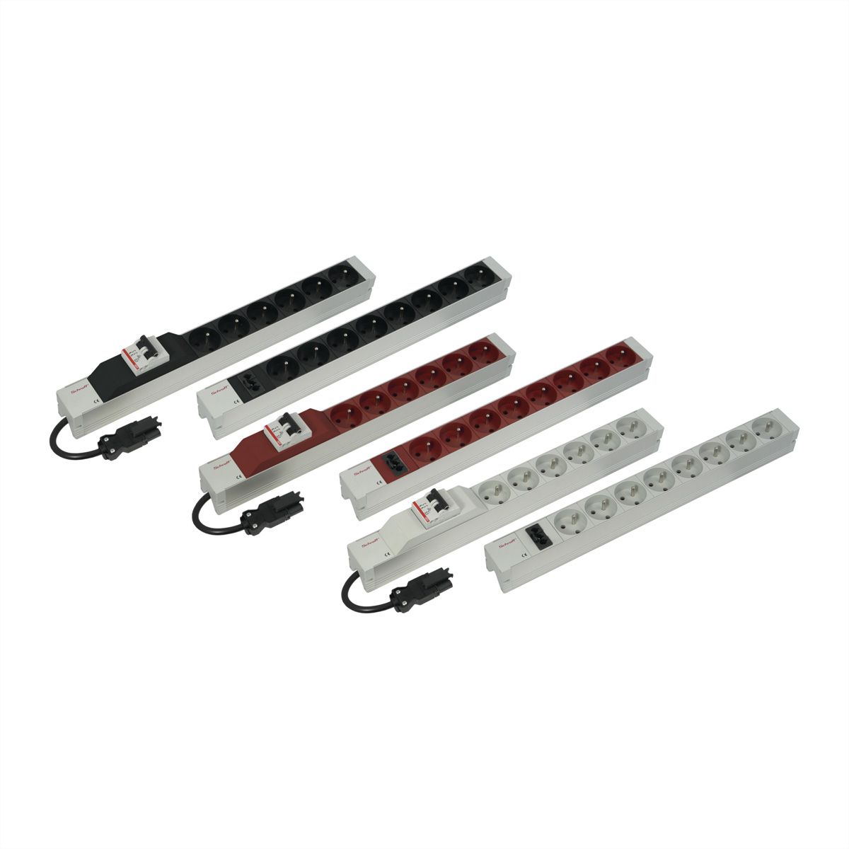 SCHROFF Wieland® Connecting Cables for Socket Strip, GST18, 5 m, IEC ...