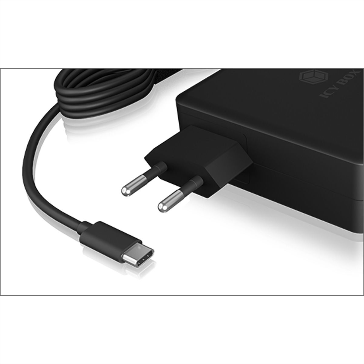 ICY BOX IB-PS101-PD Steckerladegerät mit PD 90 Watt USB-C - SECOMP ...
