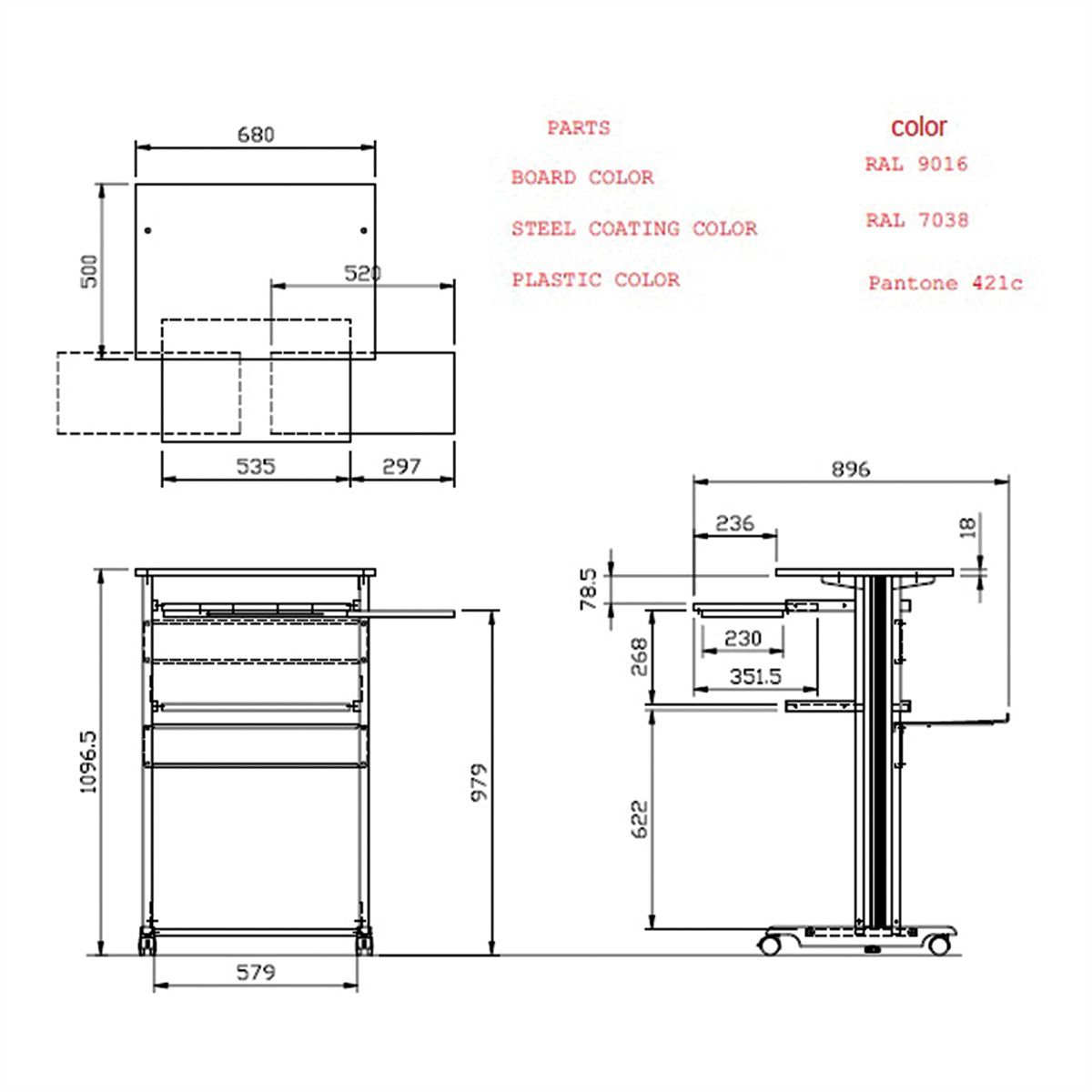 ROLINE PC Standing Workstation - SECOMP Nederland GmbH