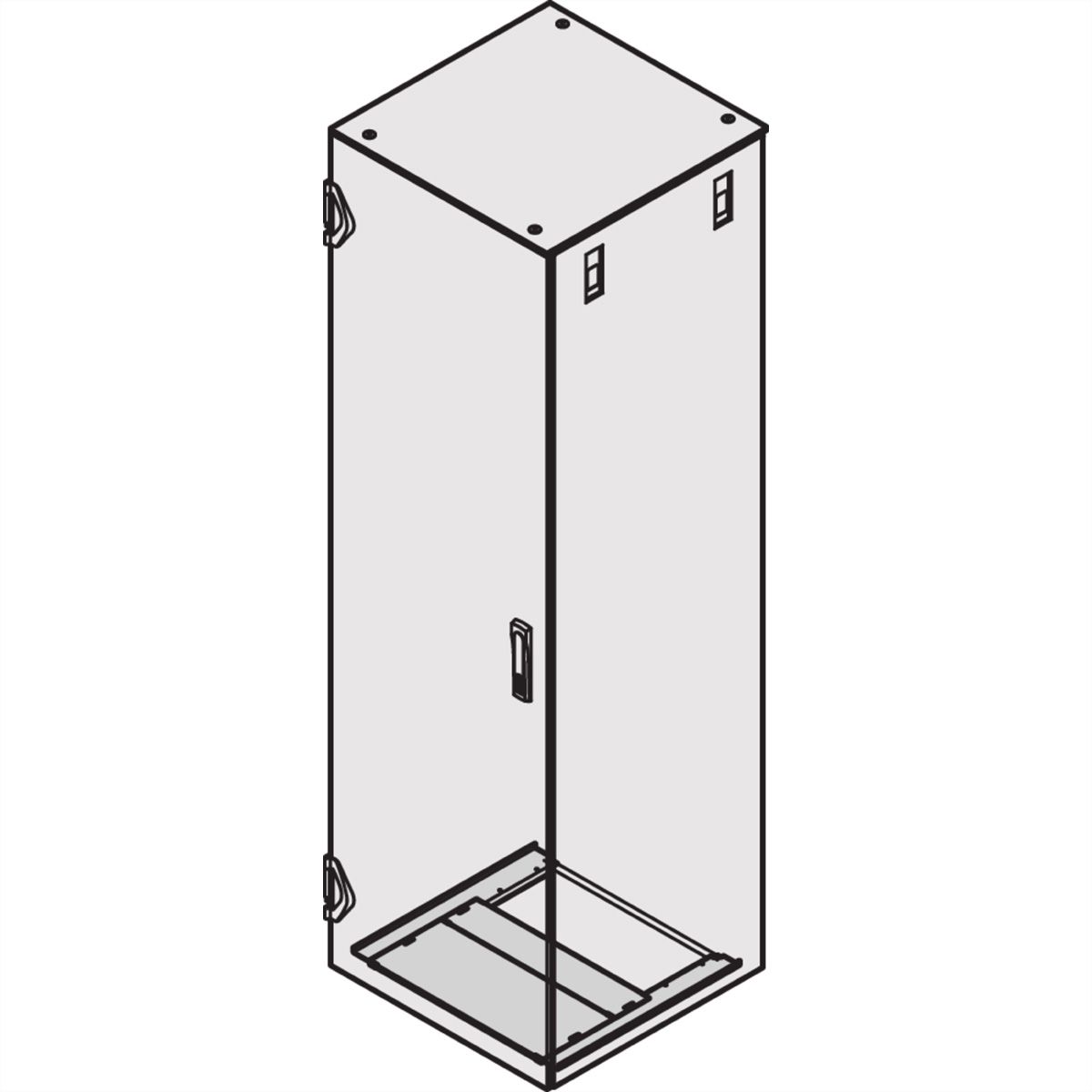 SCHROFF Varistar Base Plate, Multi-Piece, 600W 1100D - SECOMP Nederland GmbH