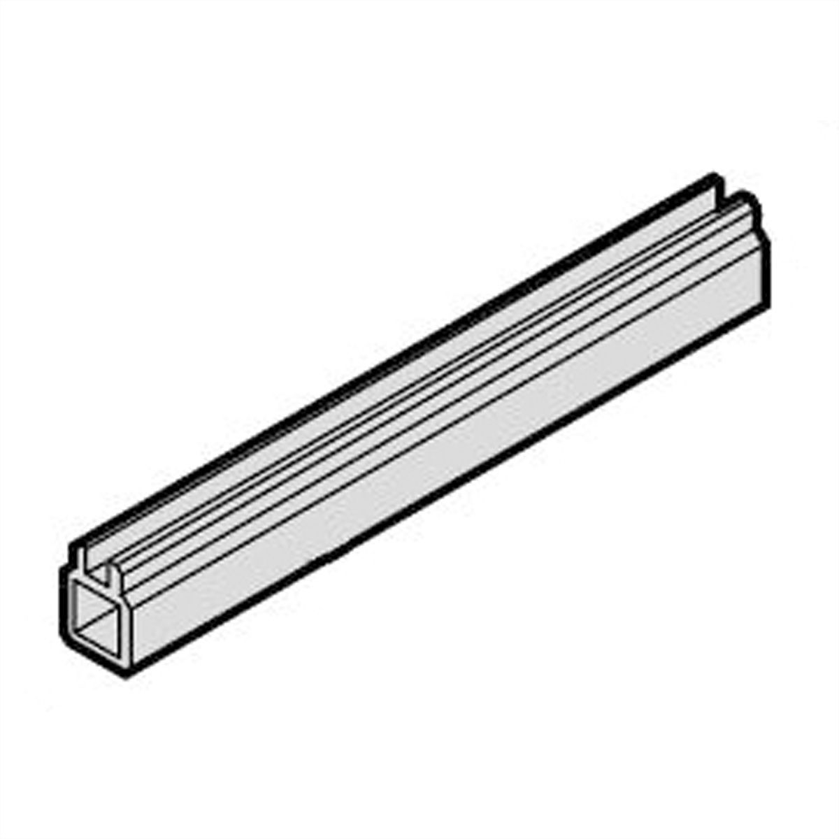 SCHROFF Guide Rail Multi Piece, Mid-Piece, Plastic Extrusion, 220 mm, 2 ...