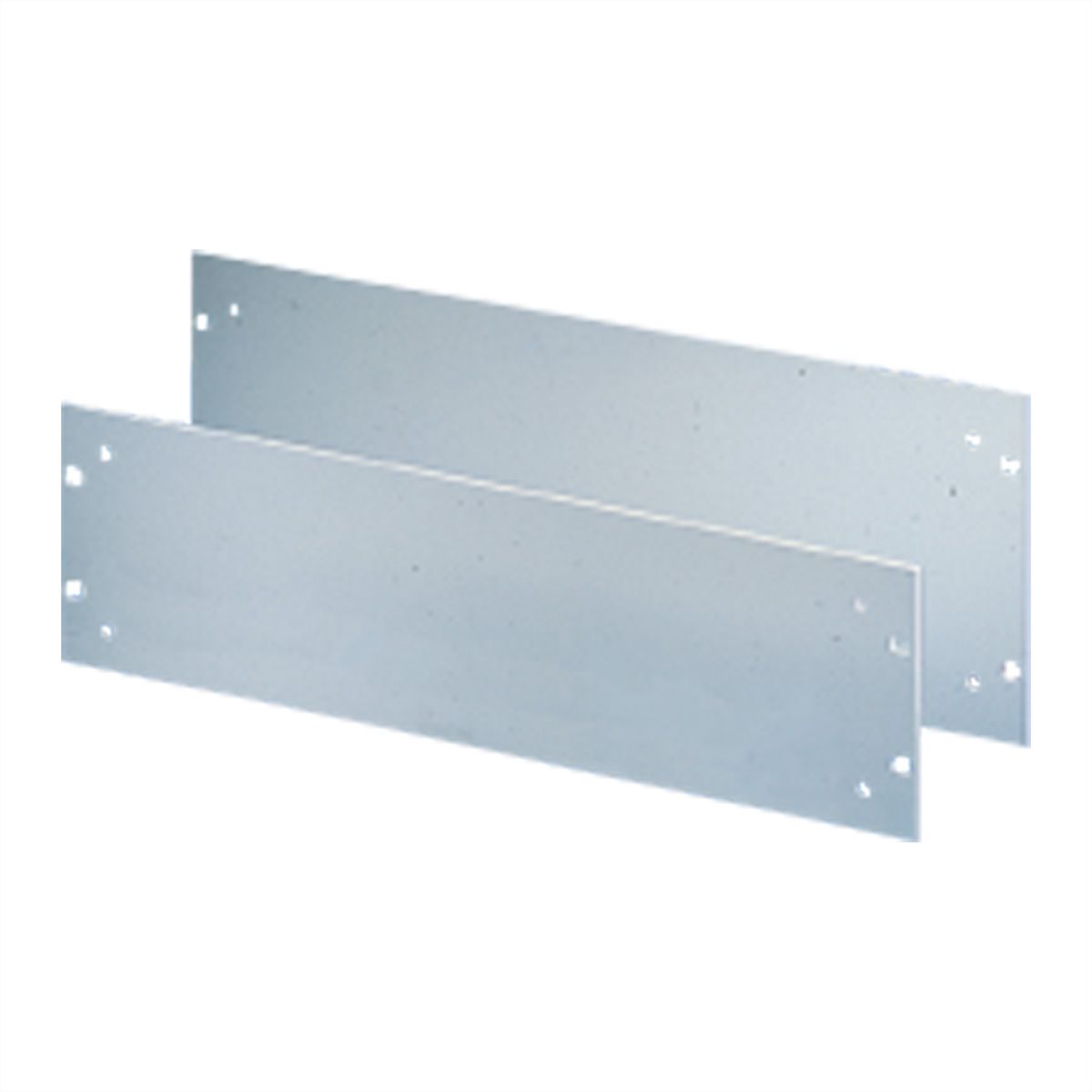 SCHROFF 19" Front Panel With Holes for Handles, 3 U, 3 mm, Al, Anodized ...