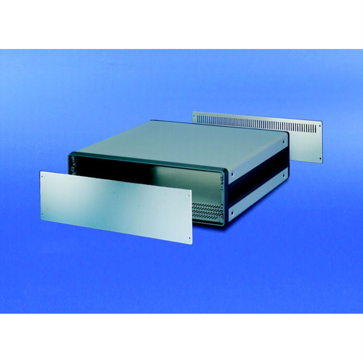 SCHROFF CompacPRO Front Panel, 4 U, 84 HP, 2.5 mm, Al, Anodized ...